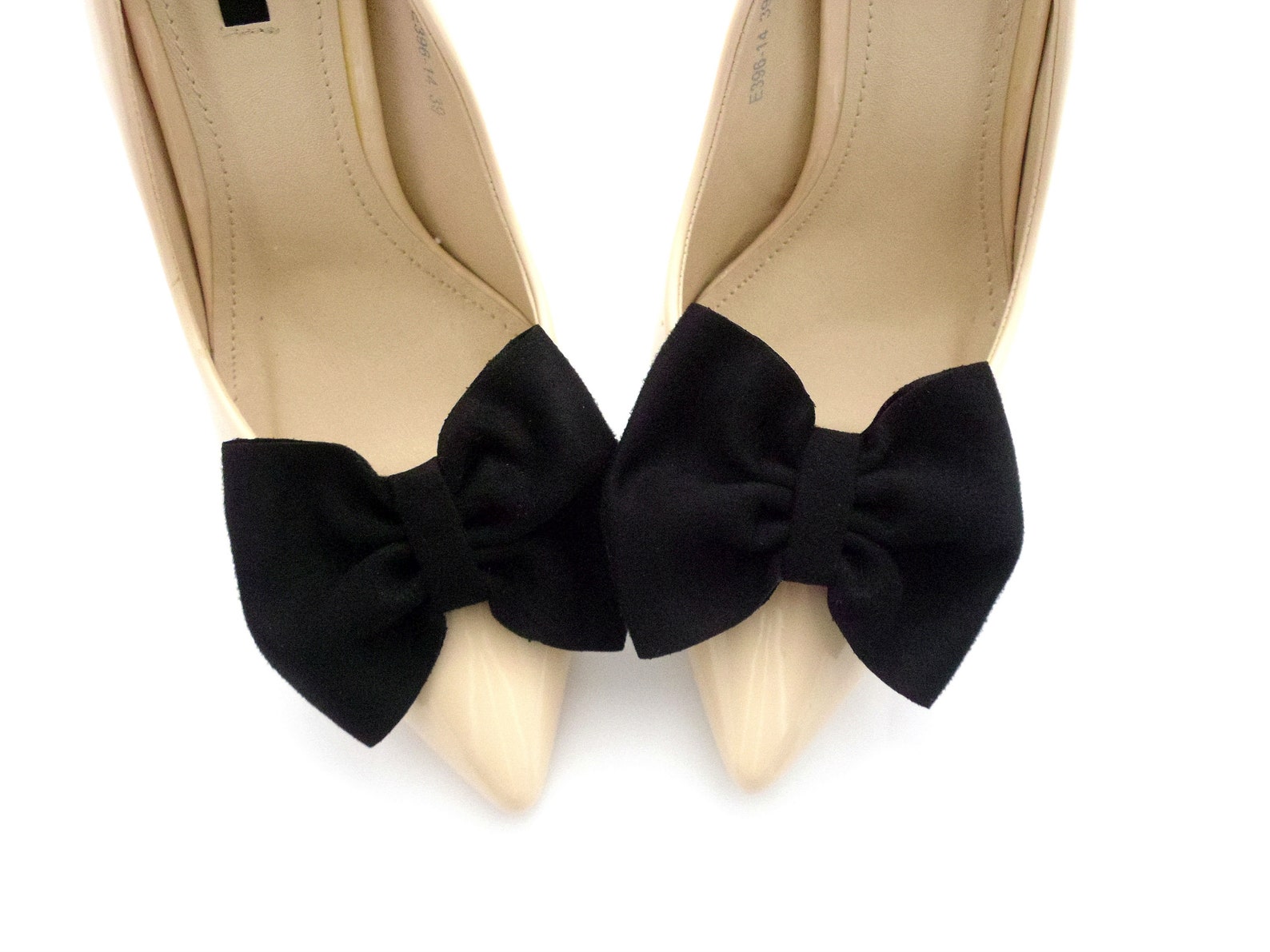 Black Suede Shoe Clips, Bow Shoe Clips, Suede Shoes, Decorations for ...