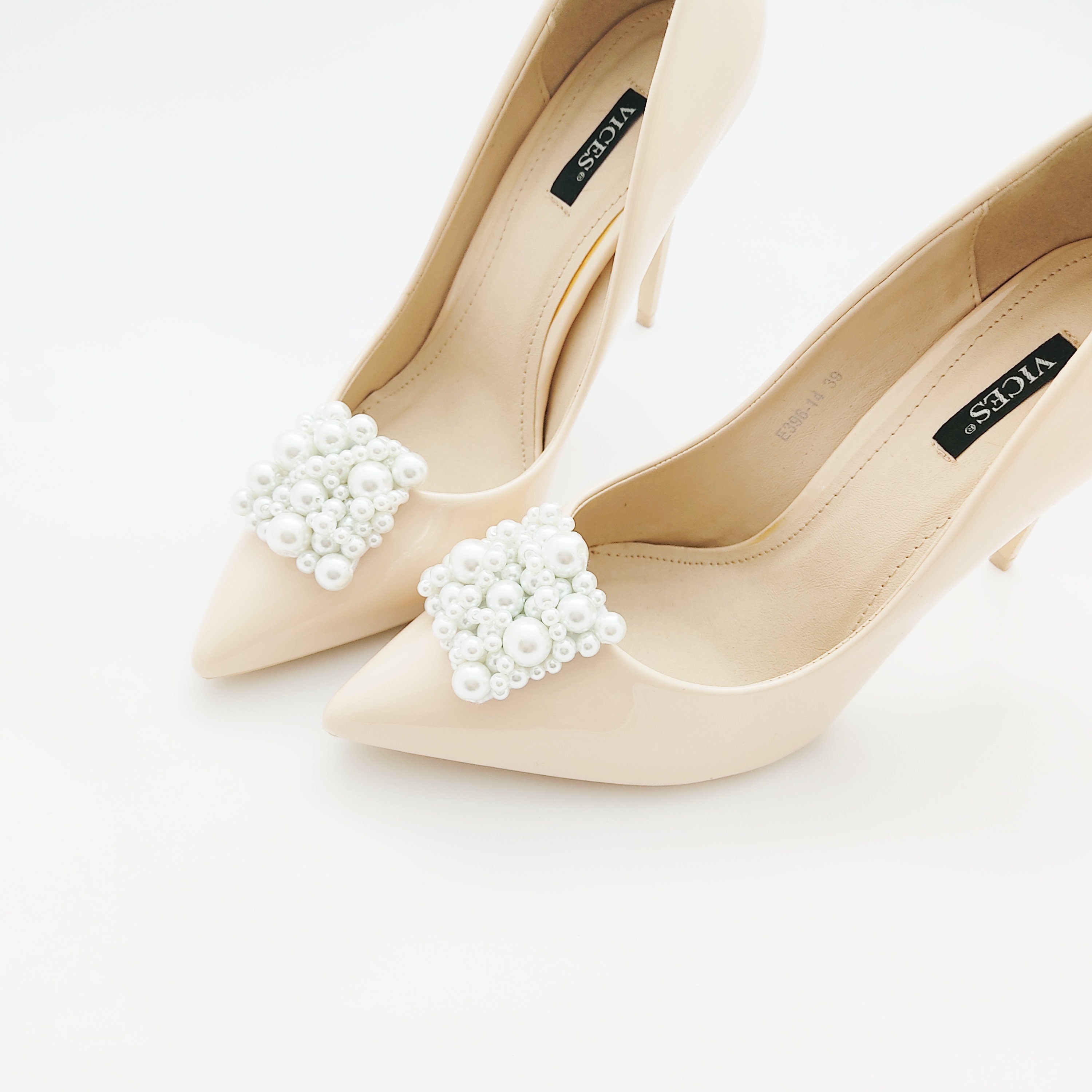 Bride White Pearls Shoe Clips | Wedding Shoes Decorations | Pearl Shoes ...