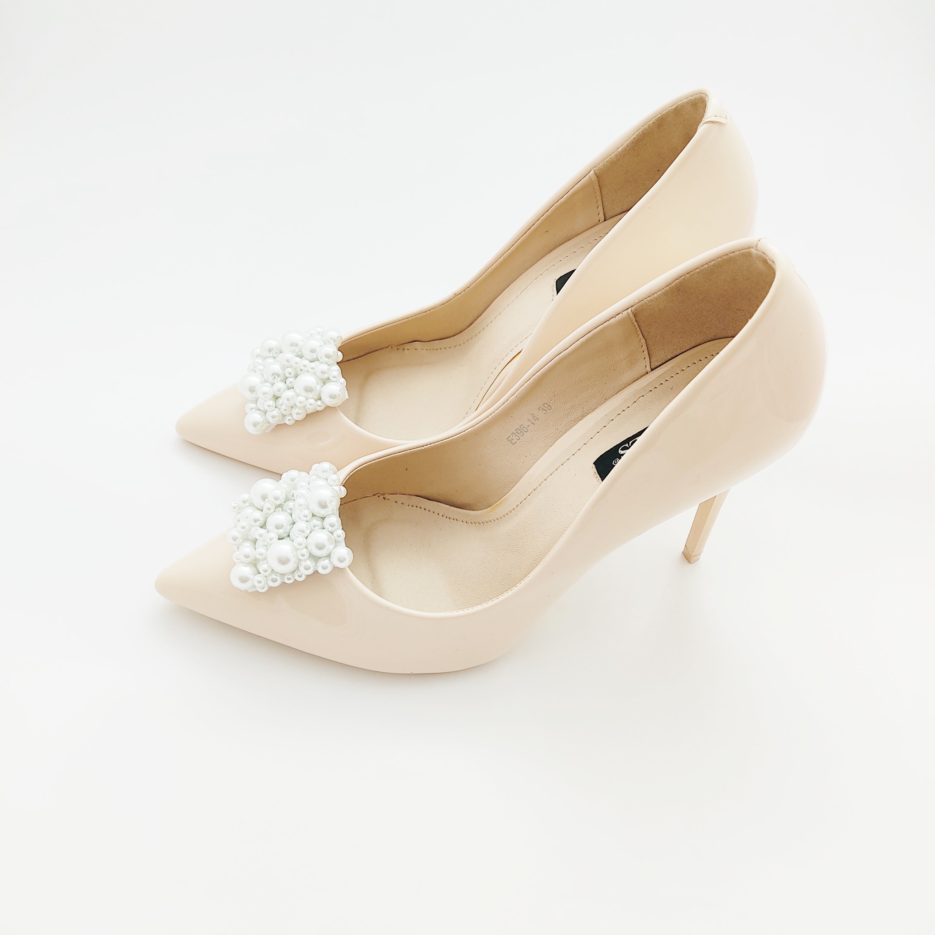 Bride White Pearls Shoe Clips | Wedding Shoes Decorations | Pearl Shoes ...