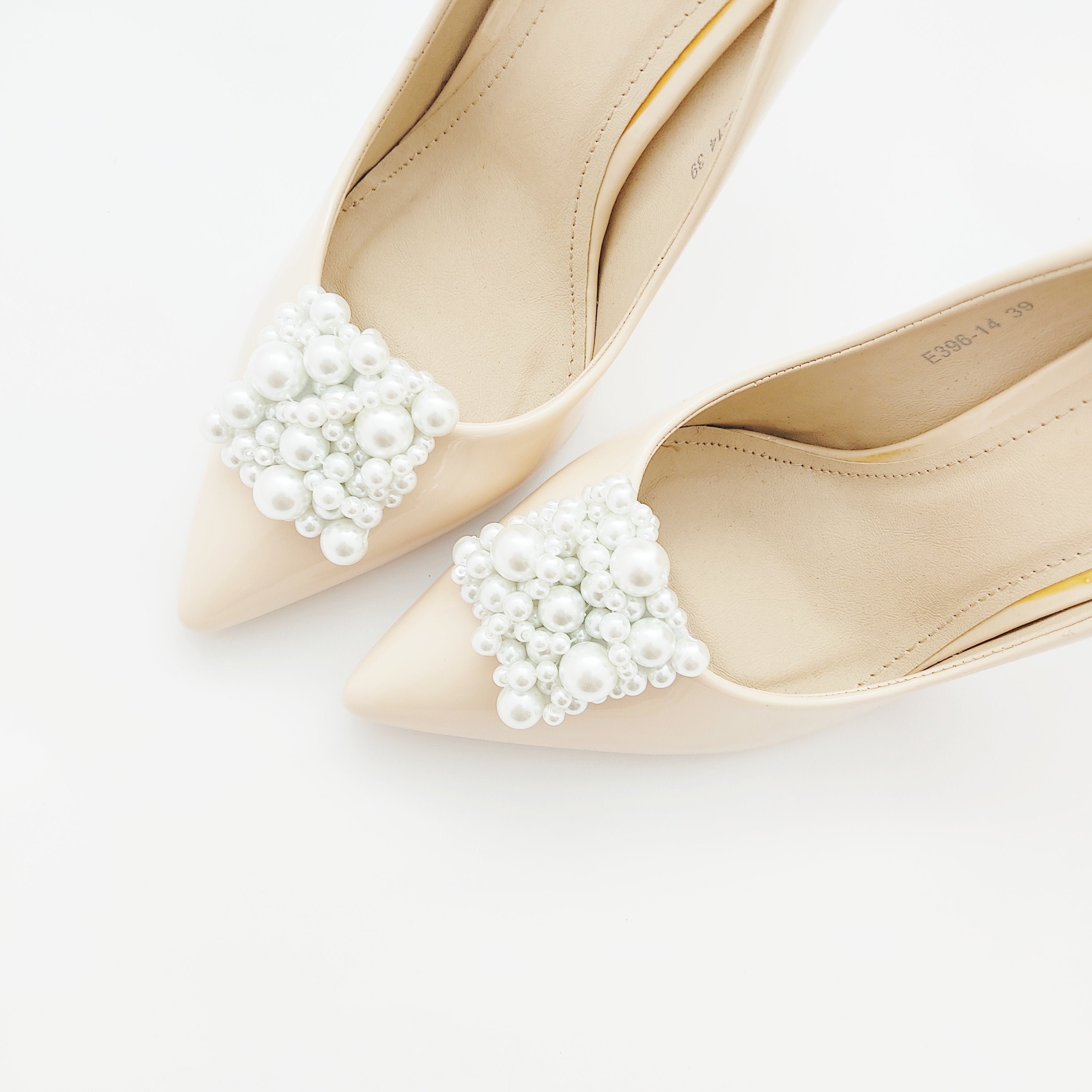 Bride White Pearls Shoe Clips | Wedding Shoes Decorations | Pearl Shoes ...