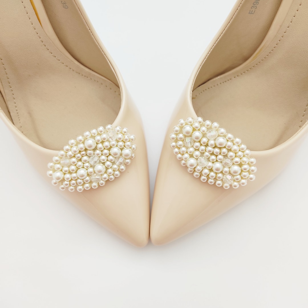 Shoe Clips Pearl | Luxury Shoe Decorations | Luxurious Pearl Ornaments ...