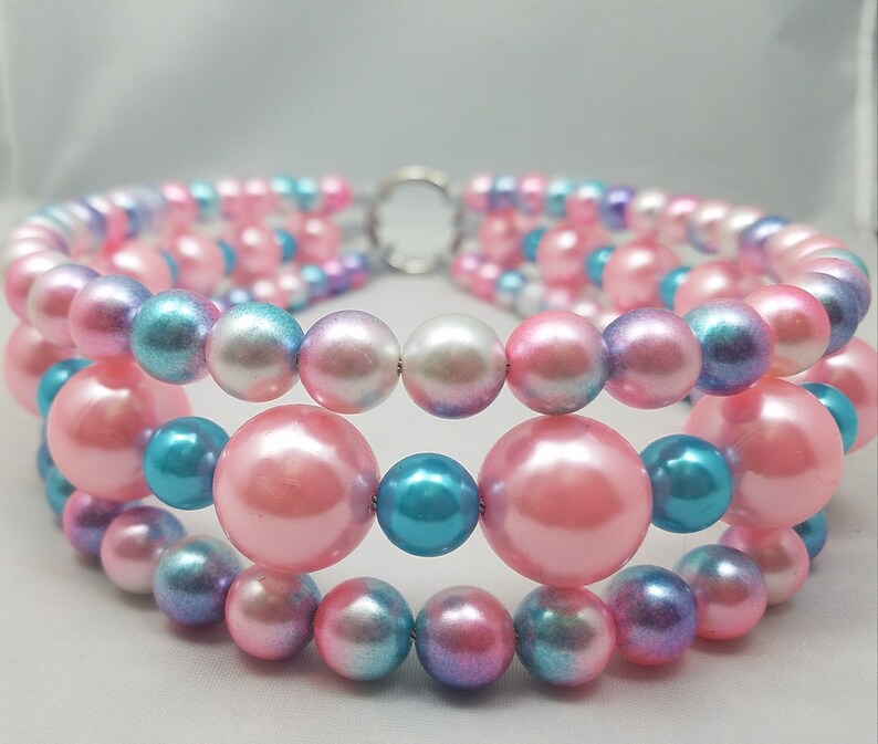 Bubbles- Beaded/pearl Dog Collar- Glam Collars for Big and Small Dogs ...