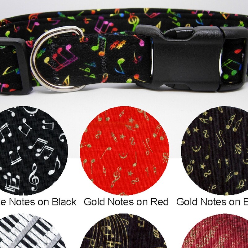 Music Dog Collar - Etsy