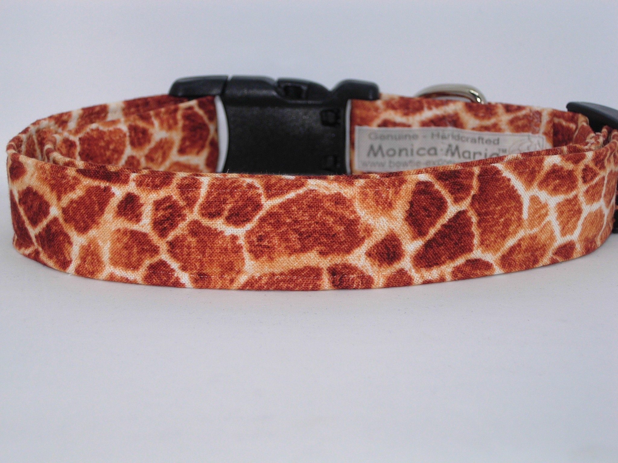 Giraffe Print Dog Bow Tie | Orange Brown Giraffe Spots | Wild Animal ...