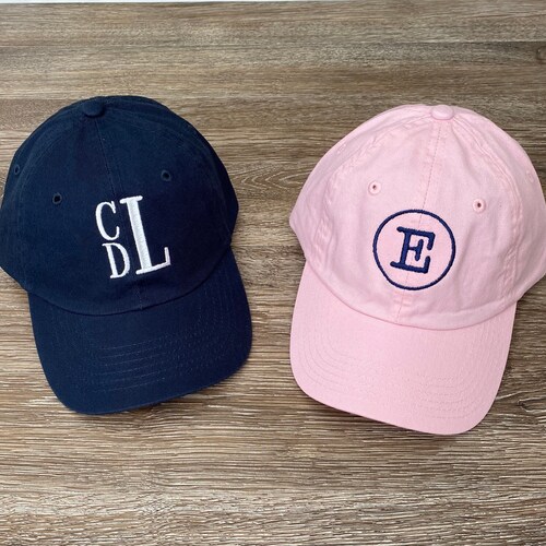 Youth Monogrammed Baseball Cap Monogram Toddler Hat | Etsy