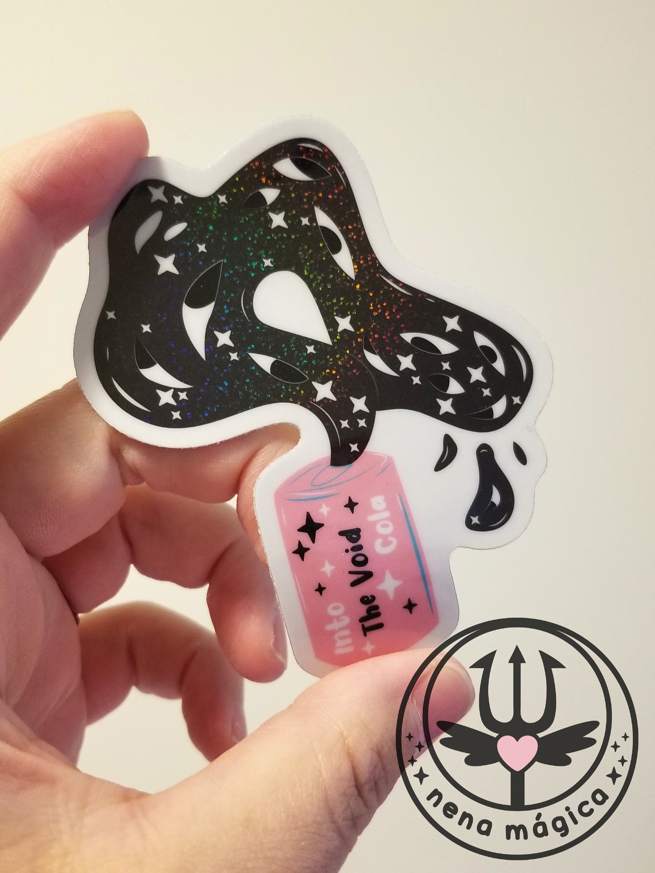 Into the Void Food Sticker Surrealism Lowbrow Art - Etsy