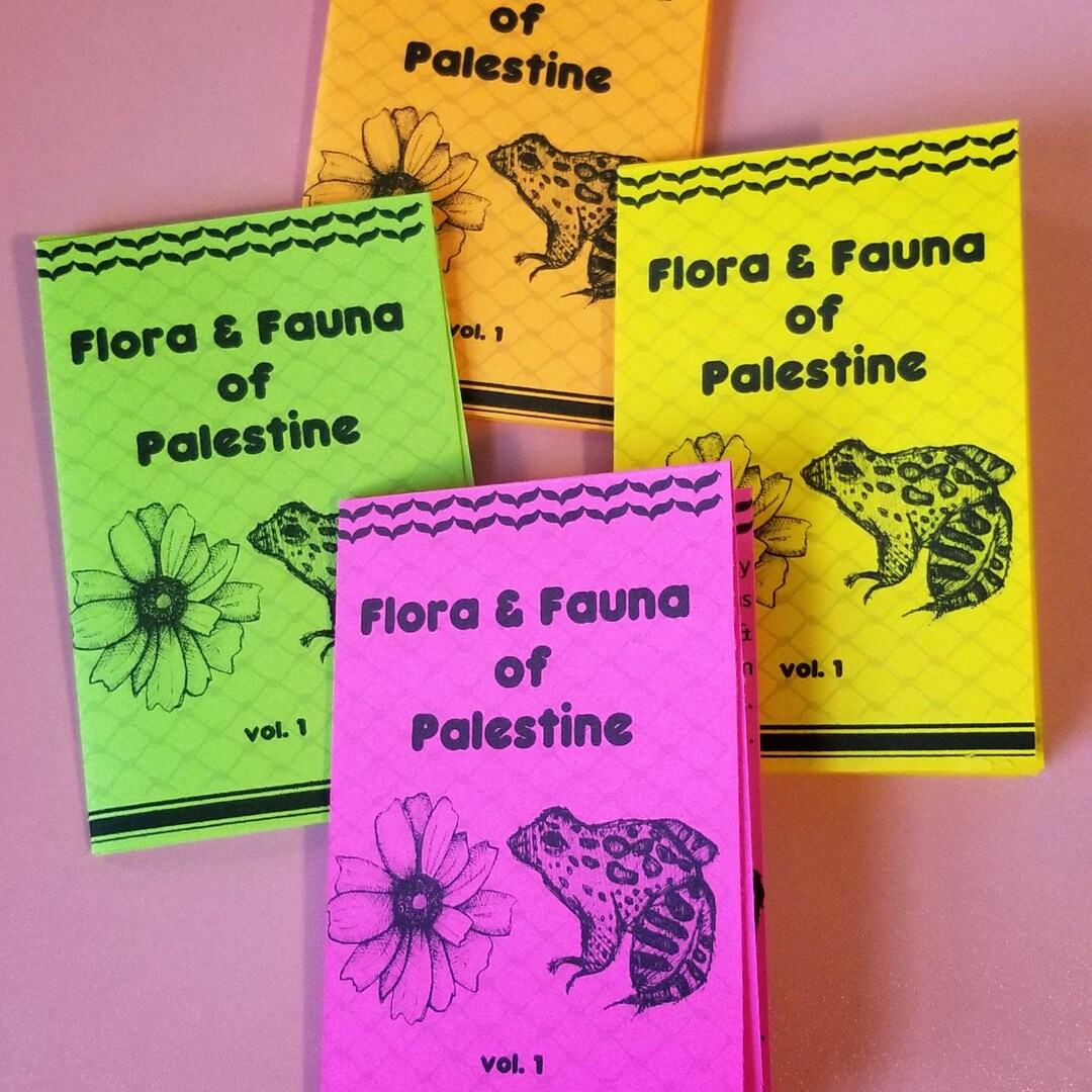 Flora and Fauna Zine - Palestine Support - Gaza - Traditional Art ...