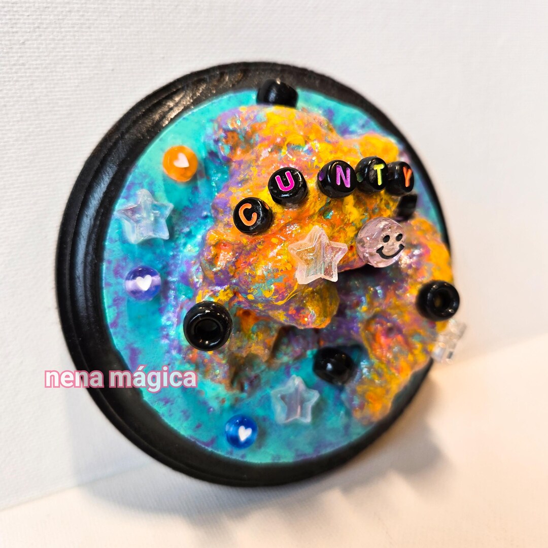 Cunty- Foam Art - Weirdcore - Mixed Media - Weird Art - Kandi - Bead ...