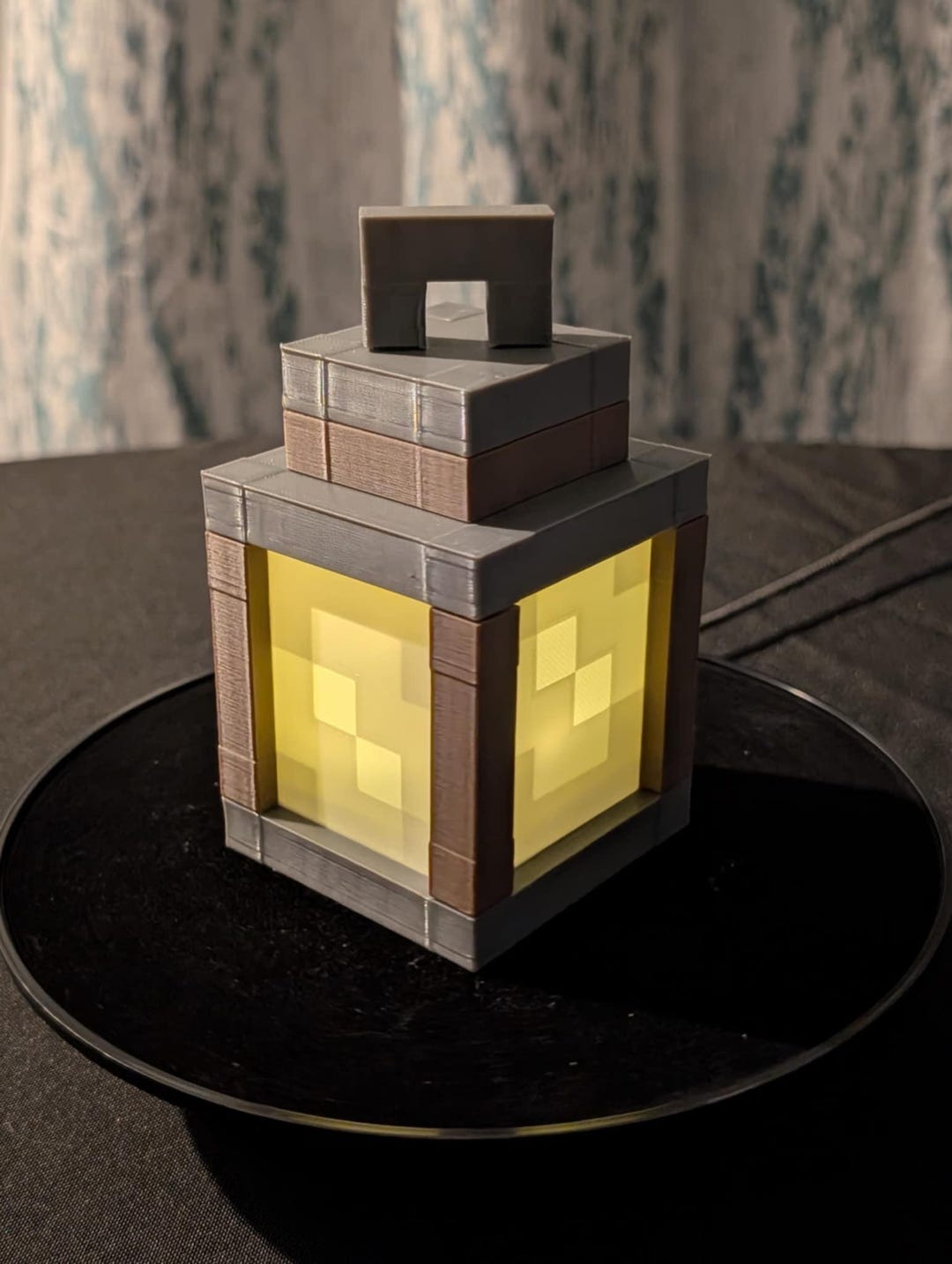 Minecraft Lantern Tealight – 3D Printed Gamer Room Decor, LED Night ...
