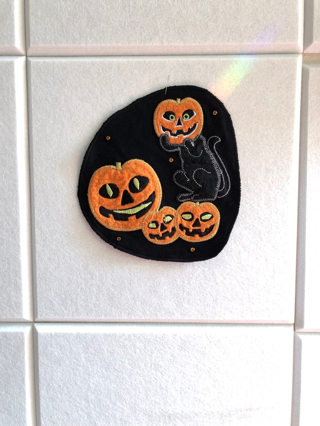 Halloween Sew-on Extra Large Patch // Pumpkin Patch // Spooky Patch ...