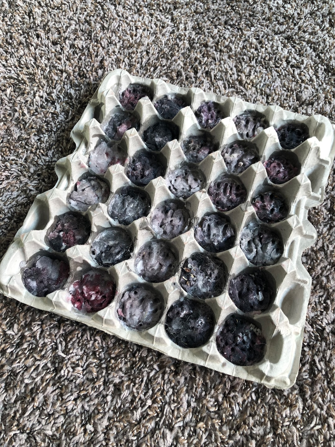 Recycled Paper and Wax Egg Carton Fire-starters - Etsy
