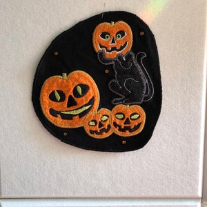 Halloween Sew-on Extra Large Patch // Pumpkin Patch // Spooky Patch ...