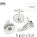 Wholesale 18mm Snap Button Cufflinks,diy Cuff Links for 18MM/20MM ...