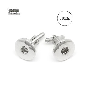 Wholesale 18mm Snap Button Cufflinks,diy Cuff Links for 18MM/20MM ...