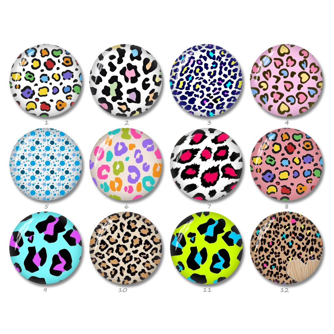 Leopard Cabochon,leopard Print Image Glass Dome 10mm 12mm 14mm 16mm ...