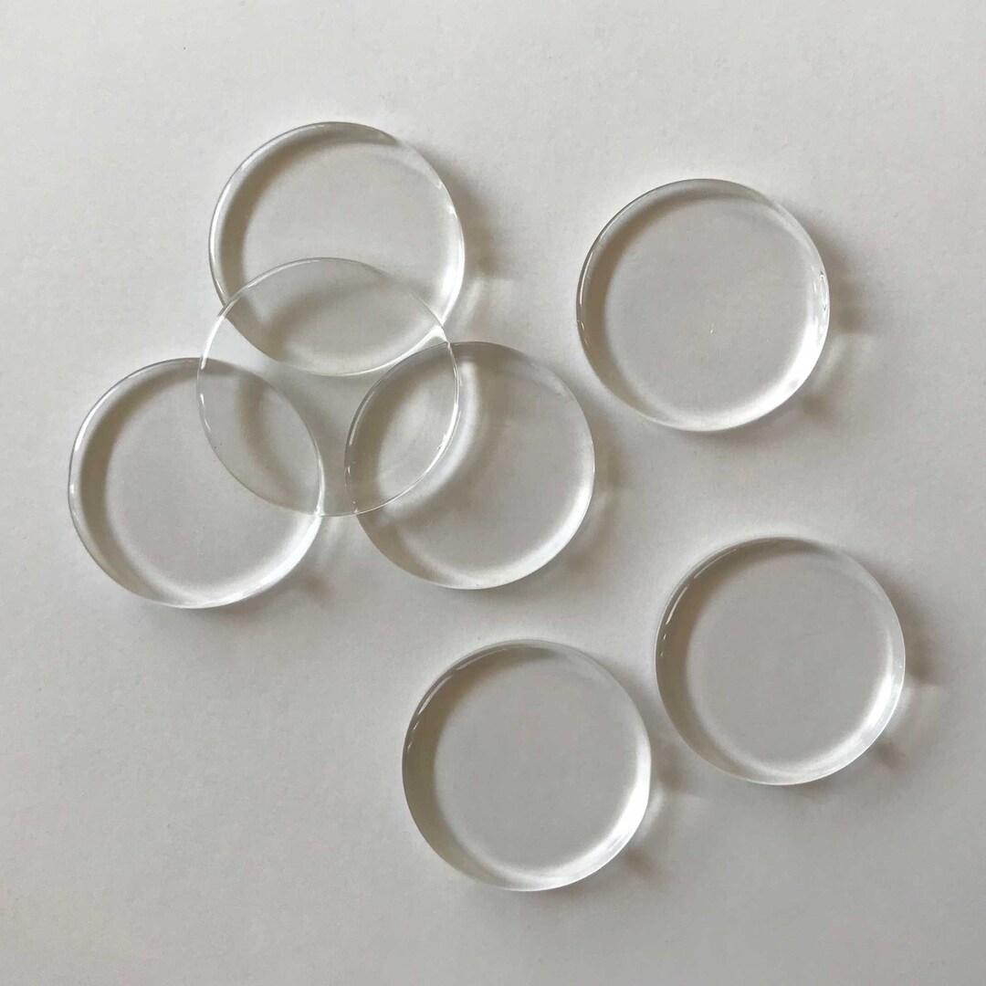 FLAT Clear Cabochon,photo Glass Dome Cabochon, Clear Cab,transparent ...