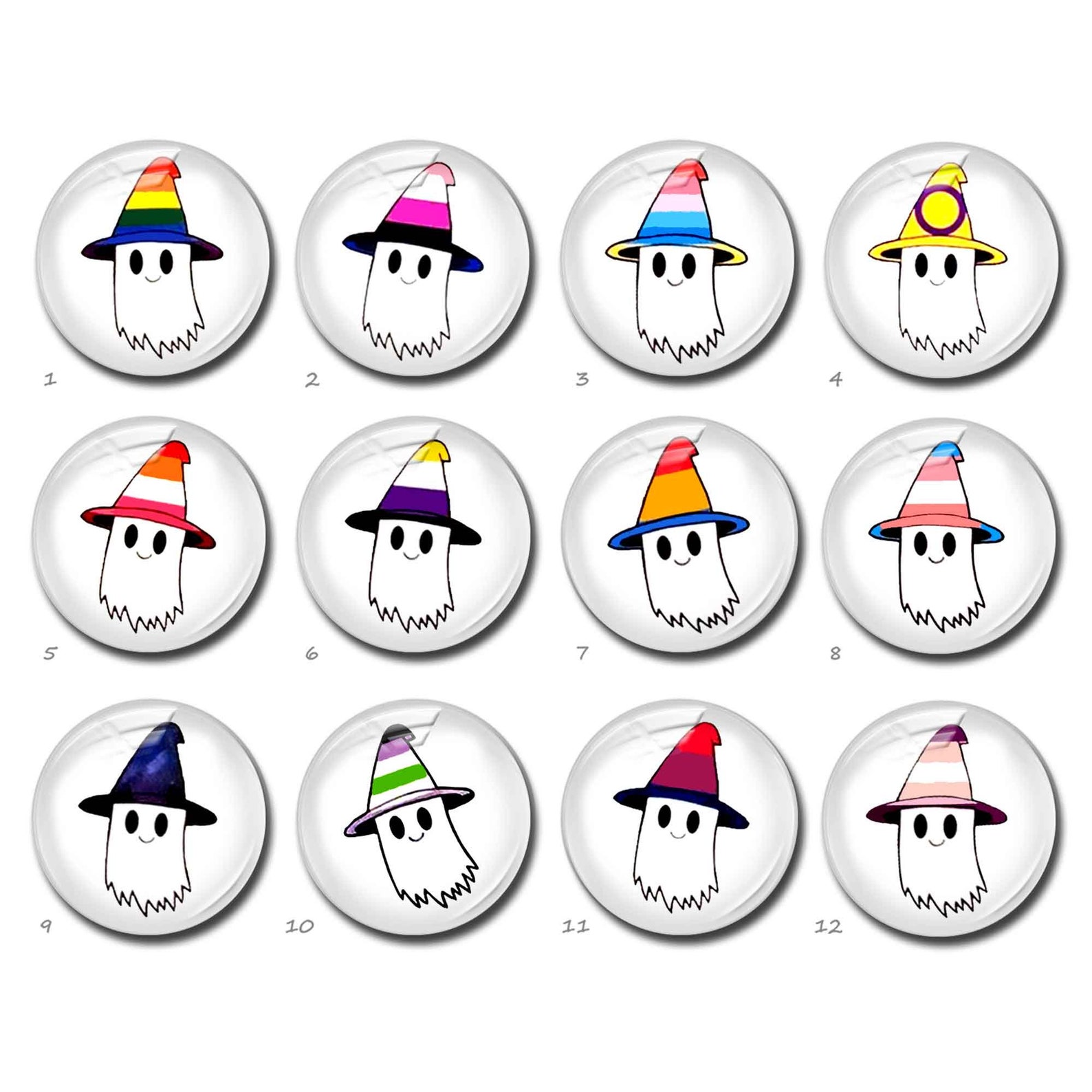 LGBT Boo Cabochon,spooky Boo Image Glass Dome,gay Pride Picture Cameo ...
