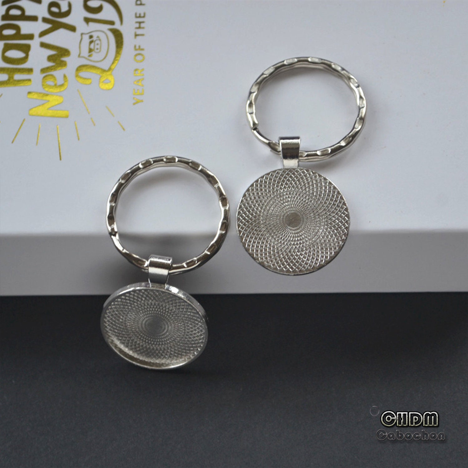 25mm Keychain Blanks Base1 in Keyring Bezel Cups1 - Etsy