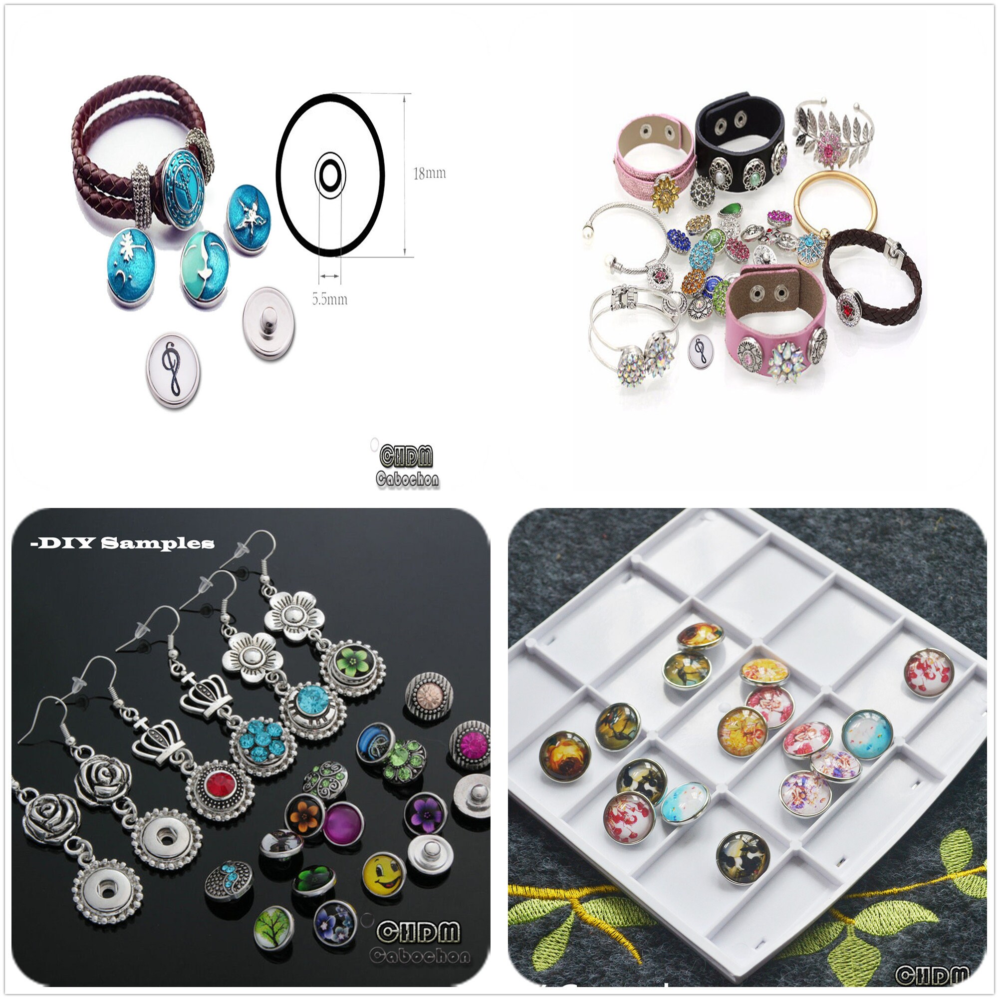 Custom Snap Button12mm 18mm 20mm Customize Your Photo or Text - Etsy