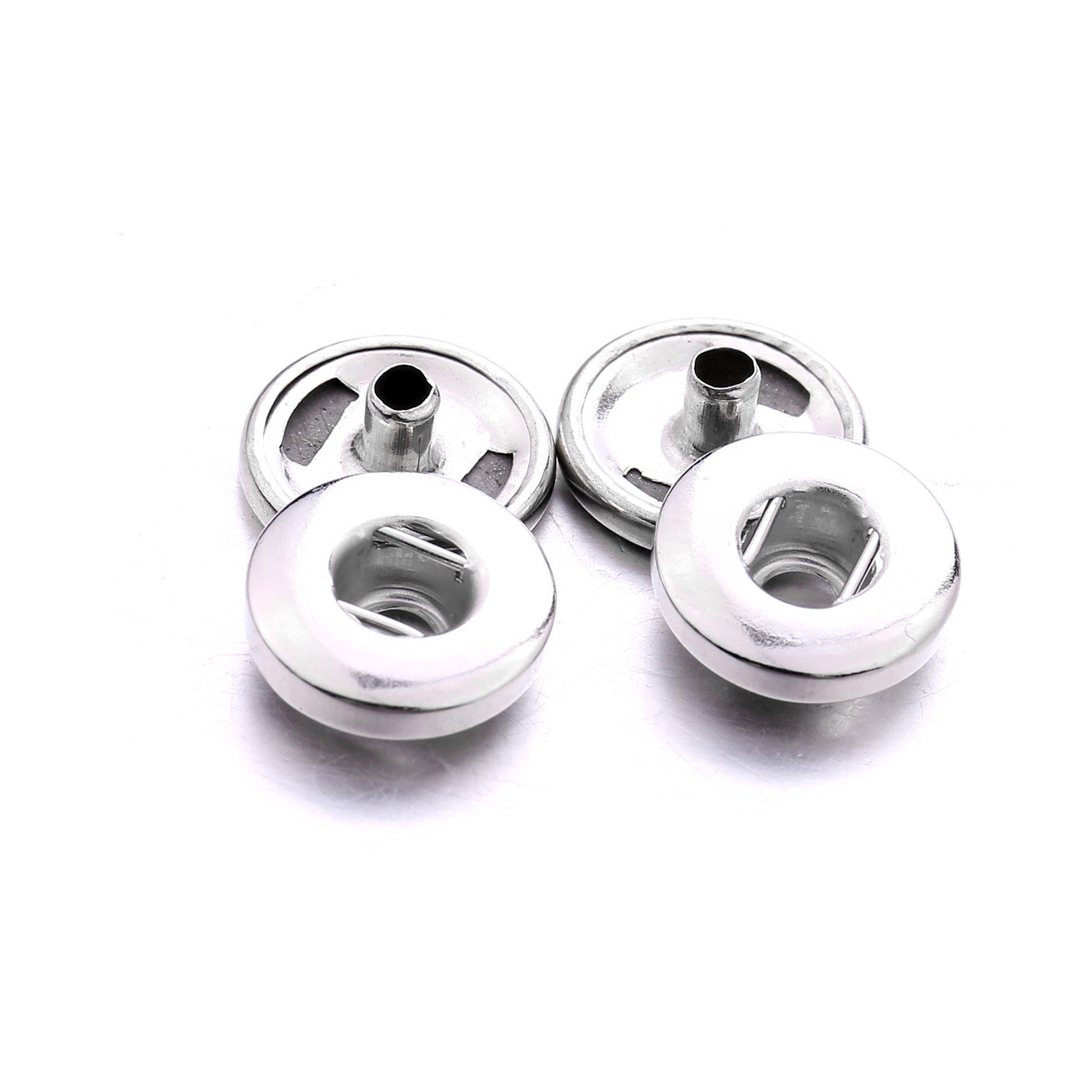 Wholesale Blank Snap Fastener Base DIY Snaps Jewelry Charm | Etsy