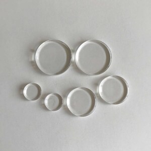 FLAT Clear Cabochon,photo Glass Dome Cabochon, Clear Cab,transparent ...