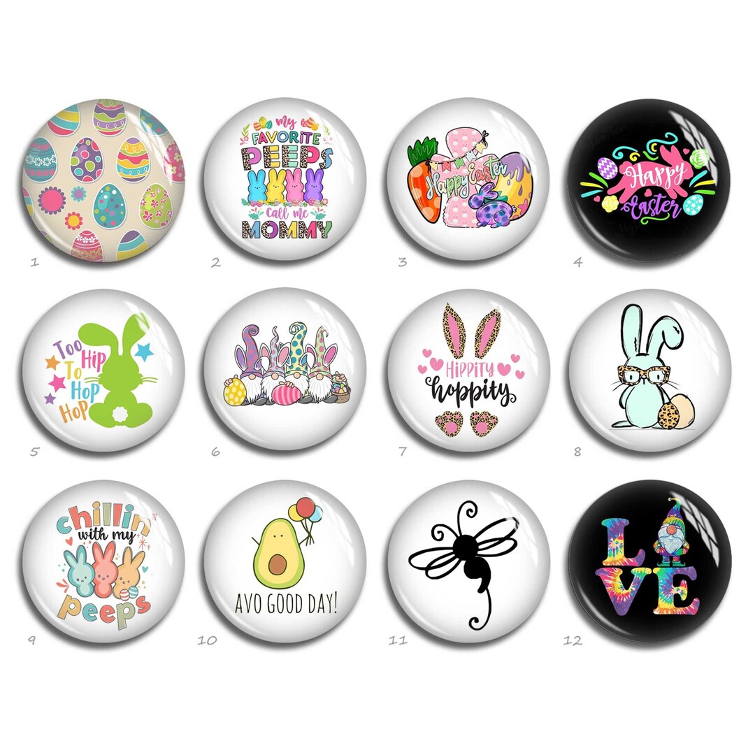 Easter Cabochon, Bunnt Peeps Rabbit Image Round/ Oval/ Teardrop Glass ...