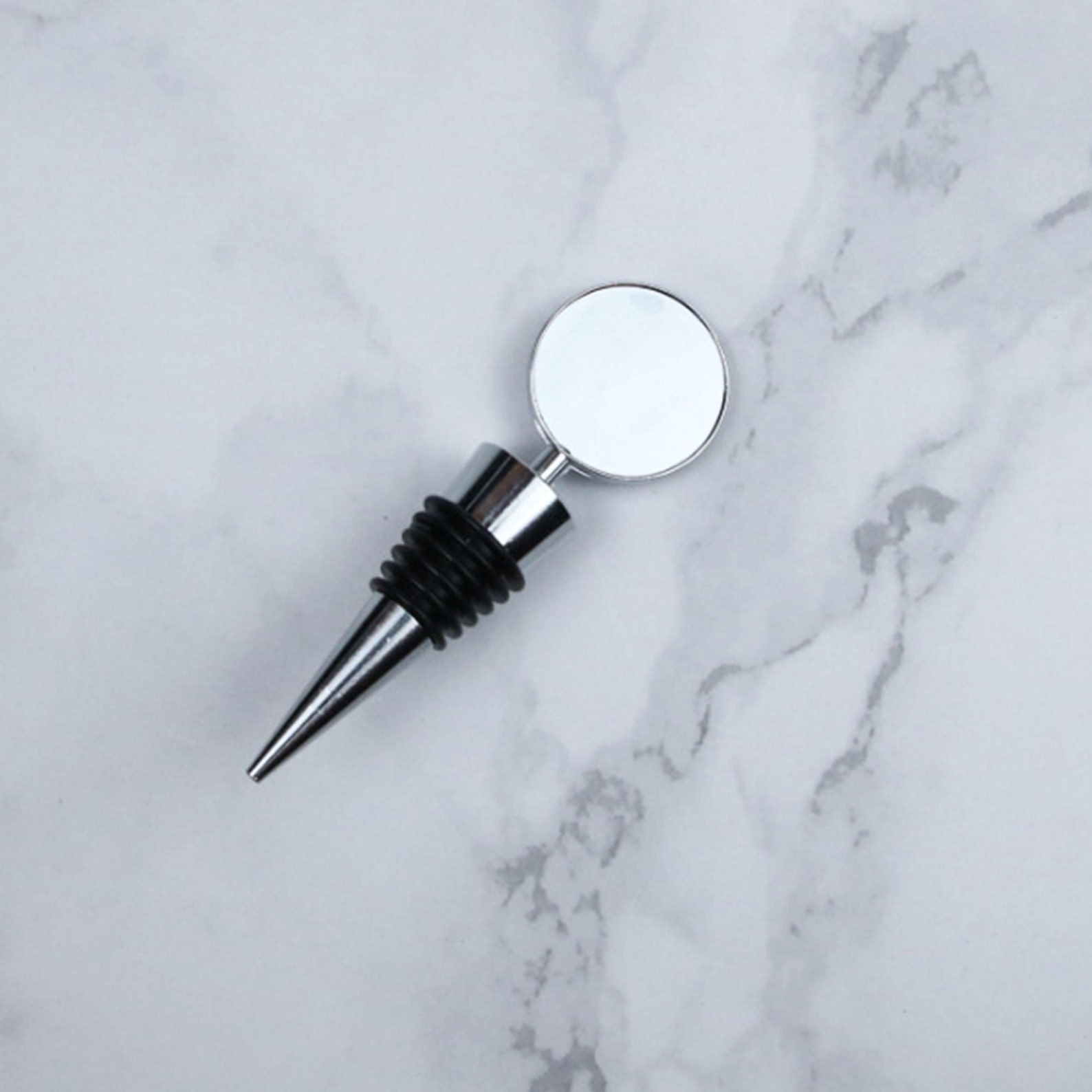 Wine Stopper, Bottle Stoppers, With Round Bezel Blanks for DIY ,blank ...