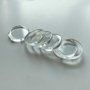 FLAT Clear Cabochon,photo Glass Dome Cabochon, Clear Cab,transparent ...