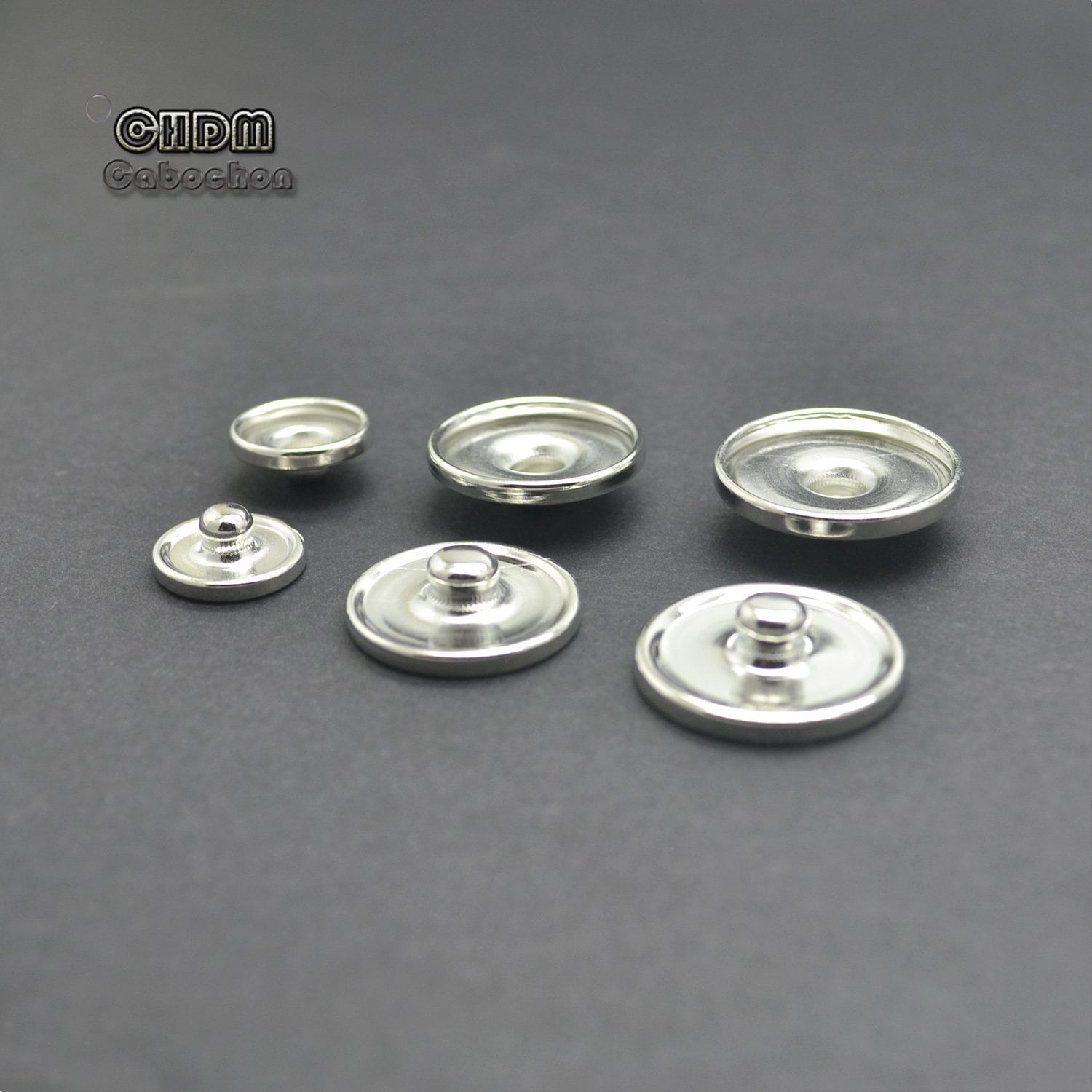 Wholesale Blank Snap Buttons Base in 12/18/20mm Fit for - Etsy