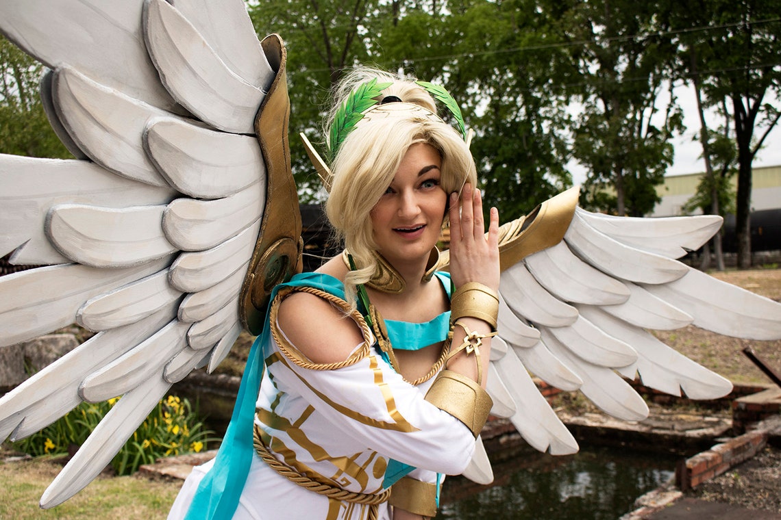 Signed Cosplay Print Winged Victory Mercy From Overwatch - Etsy