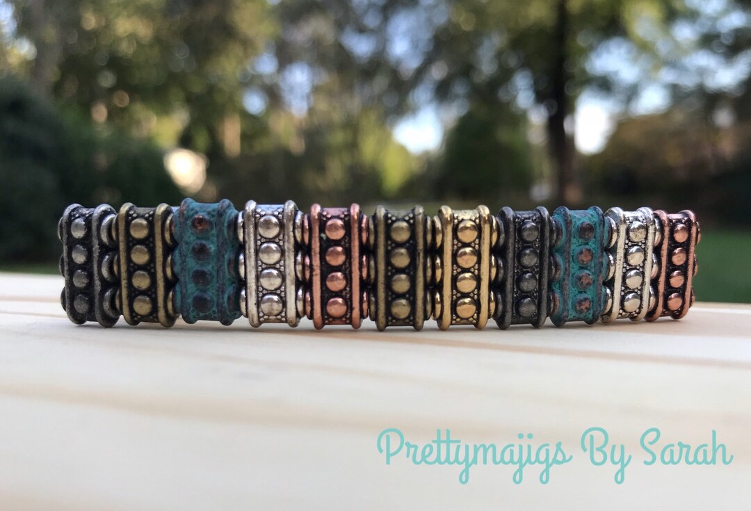 Multi-color Metal Hair Barrette, Metal Barrette, Hair Barrette, Fall ...