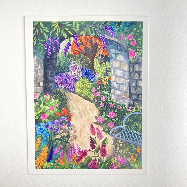 Secret Garden Postcards Pack - Etsy