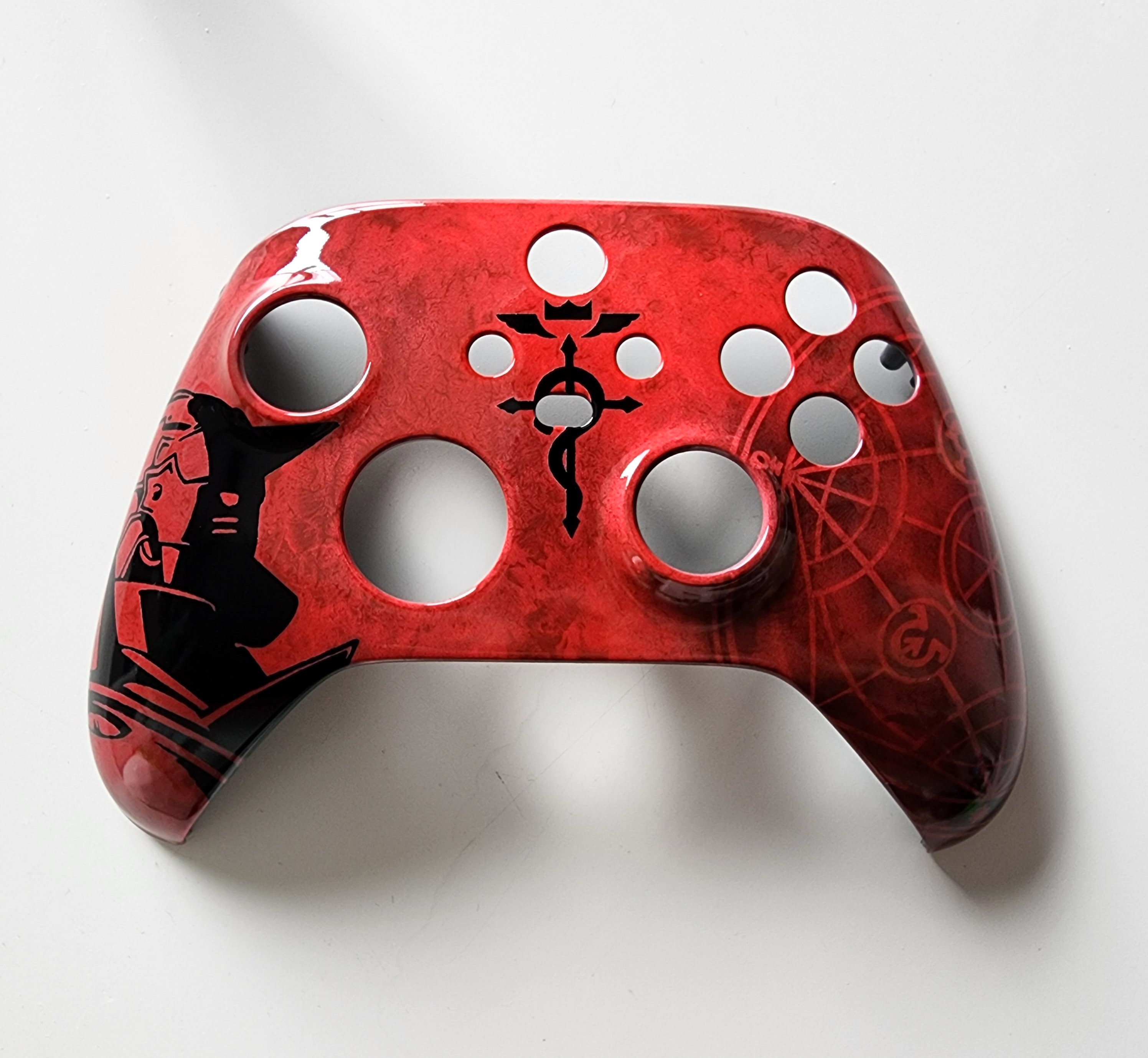 Custom Painted Full Metal Alchemist Themed Xbox Faceplate - Etsy