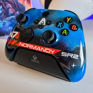 Custom Mass Effect Themed Controller N7 Normandy for Xbox - Etsy