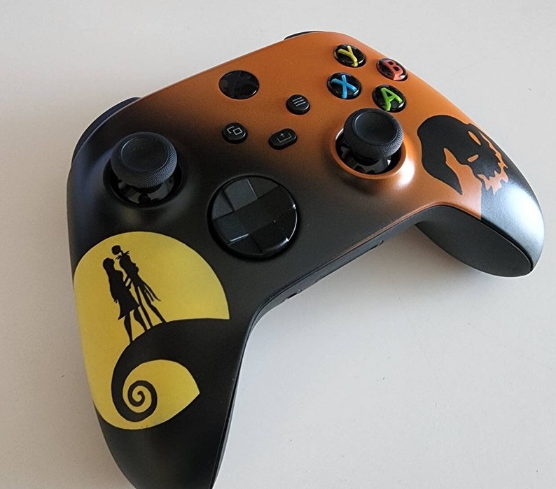 Custom Painted Nightmare Before Christmas Themed Controller - Etsy