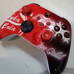 Custom Painted Red Nuka Cola Controller (xbox) - Etsy