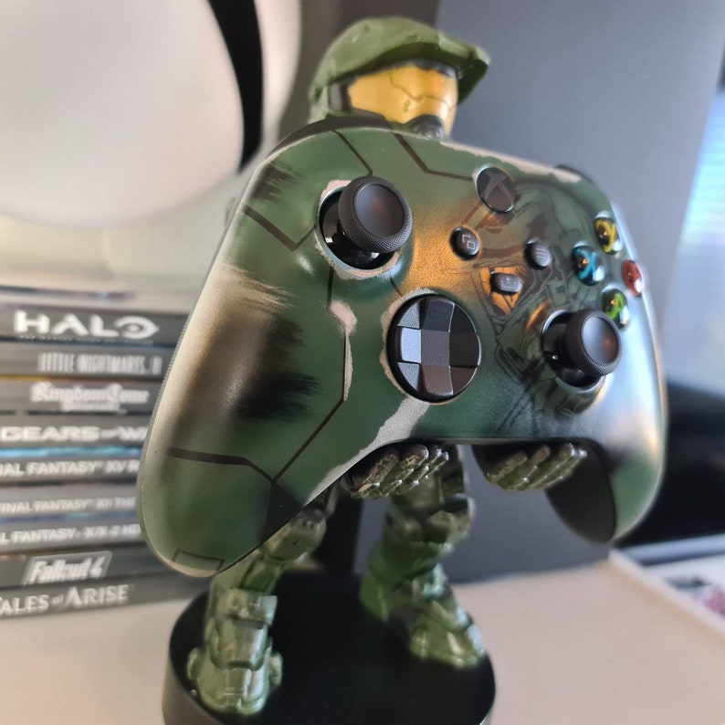 Custom Painted Halo Themed Controller Master Chief for Xbox - Etsy
