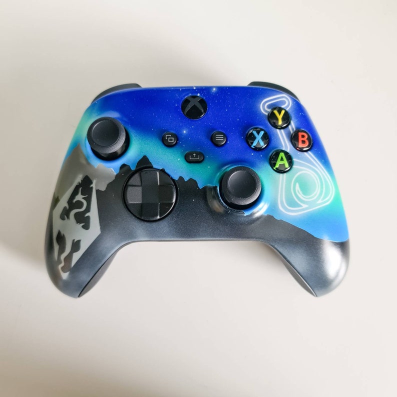 Custom Painted Skyrim Themed Controller xbox - Etsy