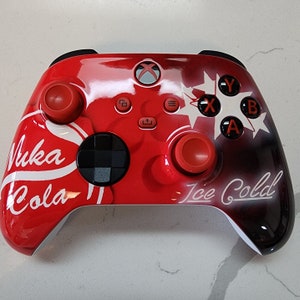 Custom Painted Red Nuka Cola Controller (xbox) - Etsy