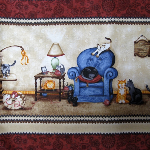 Catitude Fabric - Etsy UK