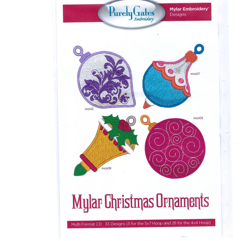 Mylar Purely Gates Embroidery Designs - Etsy