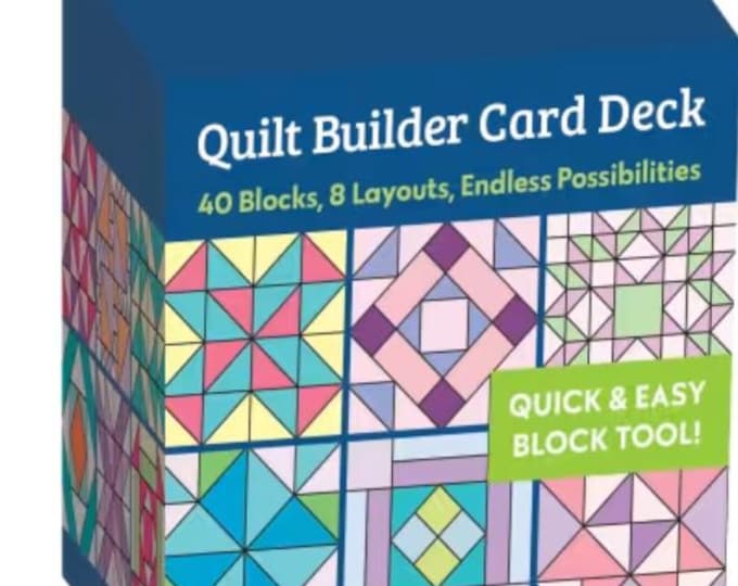 Quilt Builder Card Deck, Quilter Gift, Design a Quilt - Etsy