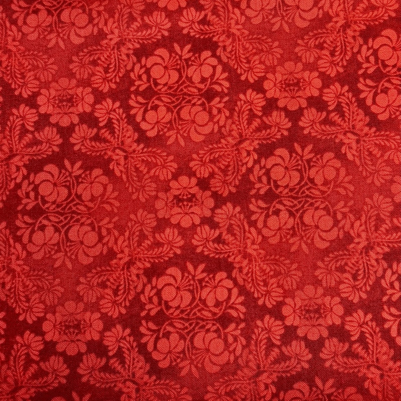 Red Damask Decor - Etsy