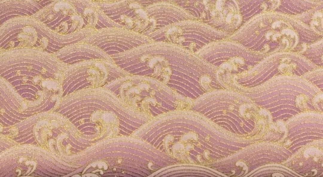 Rose Pink Metallic Fabric- Timeless Treasure by the Yard - Etsy