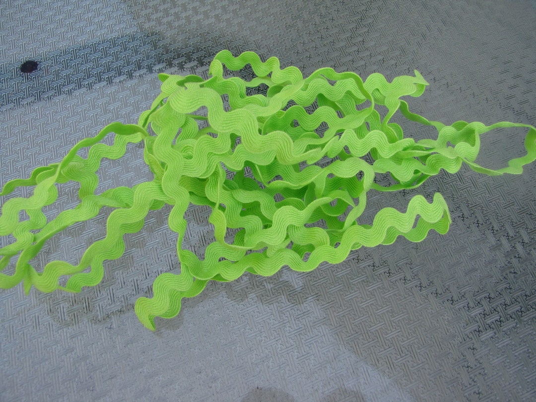 Lime Green Ric Rac - 11/16 Zoll Ric Rac, Poly - Ric Rac Ribbon ...