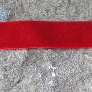 Christmas Red Velvet Trim 1 , by the Yard - Etsy