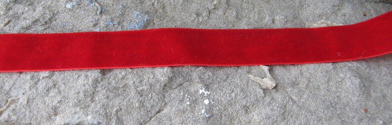 Christmas Red Velvet Trim 1 by the Yard - Etsy