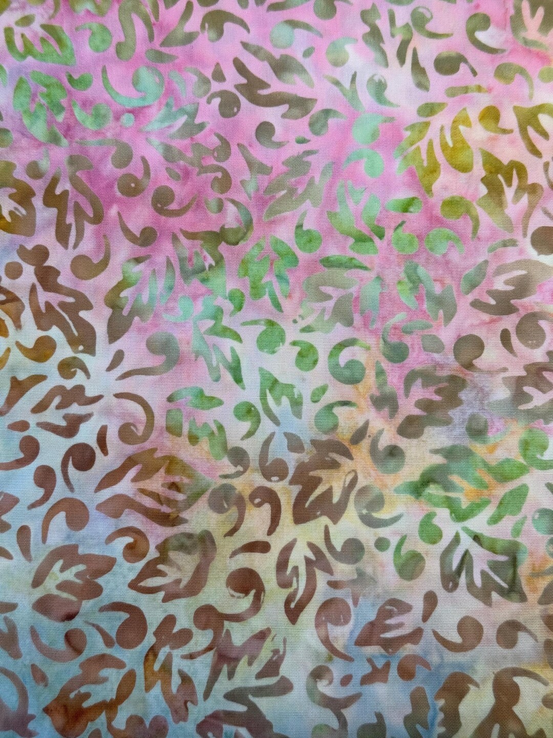 Rose Bloom Batik Cotton Fabric,timeless Treasure Tonga, Cotton Batik ...