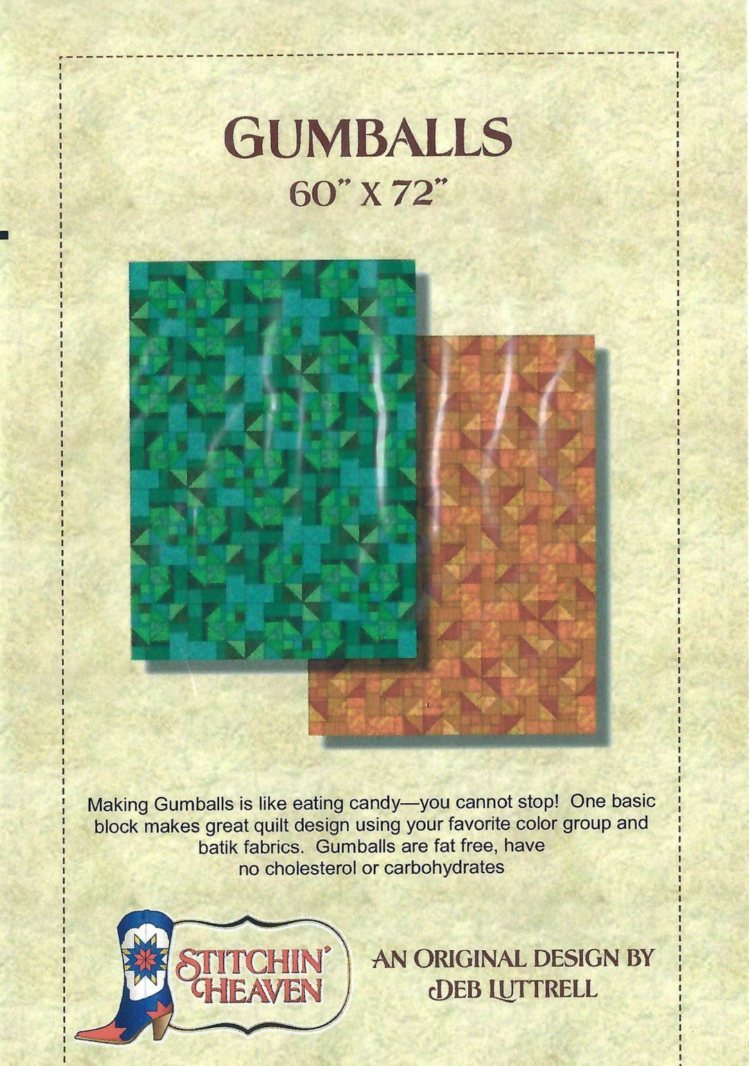 Quilting Pattern, Gumball Quilt, 60" X 72", Easy Design - Etsy