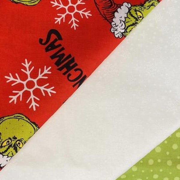 Grinch Quilt Kit - Etsy